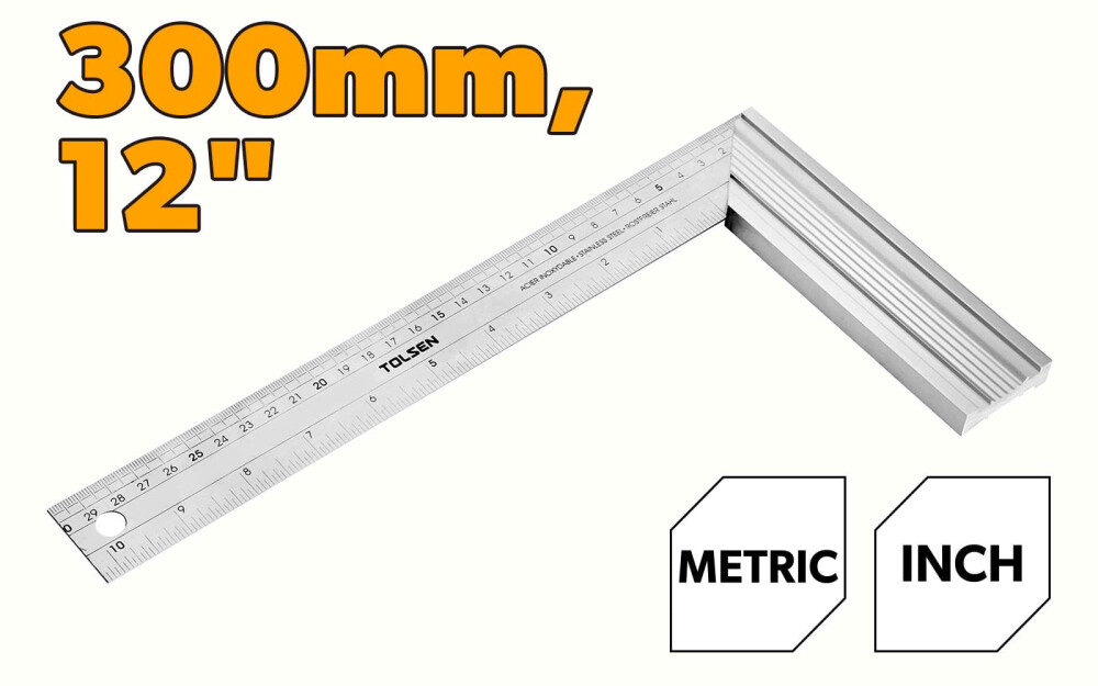 Vinclu din otel cu aluminium 300 mm, Industrial, Tolsen